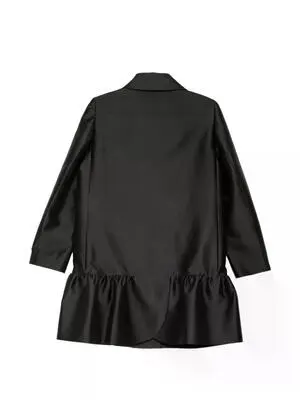 Dice Kayek Sequin-embellished Ruffled Coat