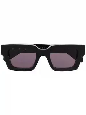 Off-White Virgil Rectangle-frame Sunglasses - Black