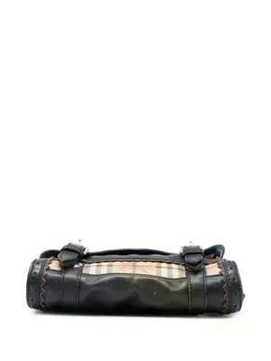 Burberry Haymarket Check Coated Canvas Brogues Doyle Crossbody Bag