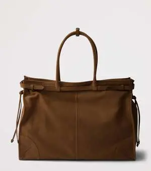 Prada Large Leather Bonnie Top-handle Bag