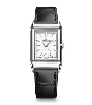 JAEGER-LECOULTRE Reverso Tribute Small Seconds Stainless Steel Watch - Grey