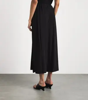 Issey Miyake Drape Jersey Cropped Trousers