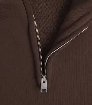 Sandro Cotton Half-zip Sweater