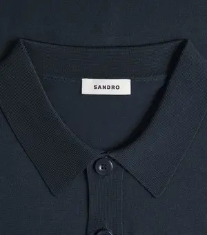 Sandro Long-sleeve Polo Shirt