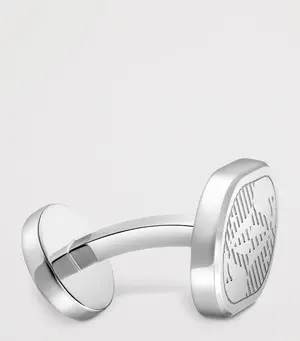 Cartier Sterling Double C De Cufflinks