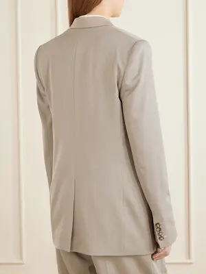 Stella McCartney Double-breasted Oversized Wool-twill Blazer