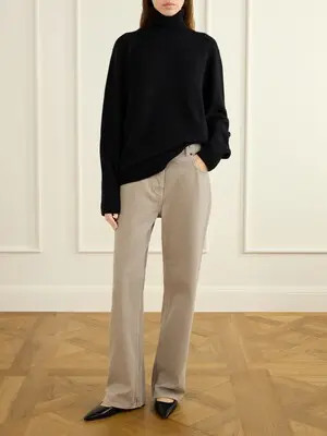 THE ROW Stepny Wool And Cashmere-blend Turtleneck Sweater