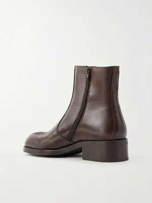 LEMAIRE Leather Ankle Boots
