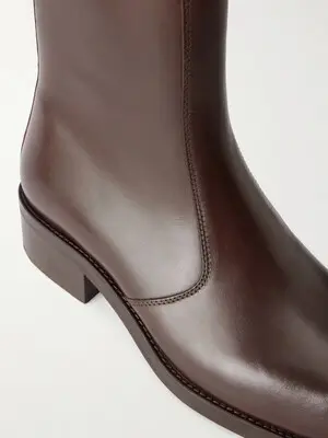 LEMAIRE Leather Ankle Boots