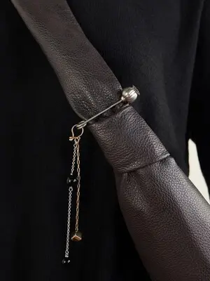 LEMAIRE Thistle Silver-tone Bag Charm