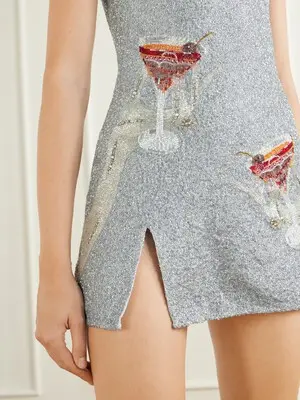 CLIO PEPPIATT Manhatten Sequin-embellished Mini Dress