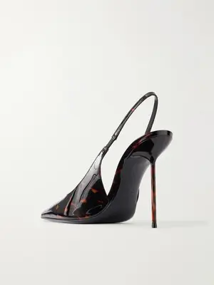 Paris Texas Lidia 105 Patent-leather Slingback Pumps