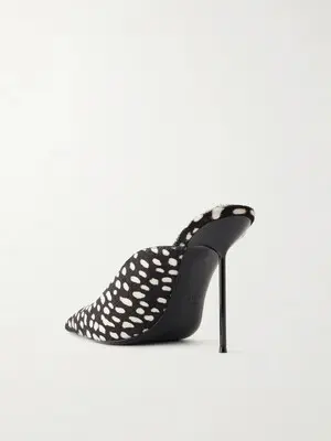Paris Texas Lidia 105 Printed Calf Hair Mules