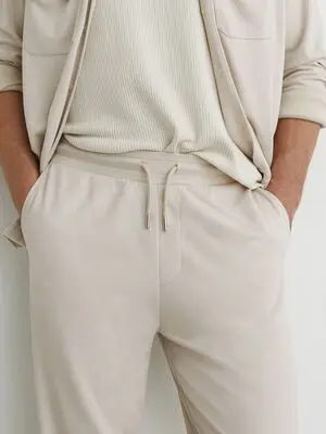 REISS Relaxed Jersey Drawstring Trousers
