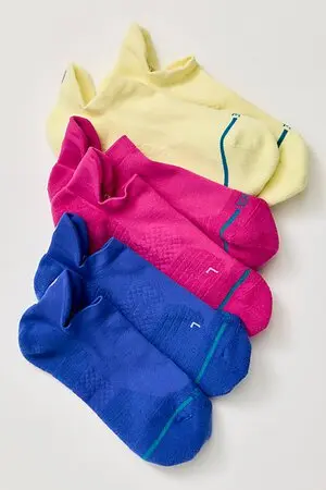 Free People Stance Run Tab Socks 3 Pack - Cobalt