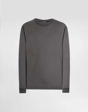 Dolce & Gabbana Cotton T-shirt T-shirts And Polos Gray Cotton - Grey