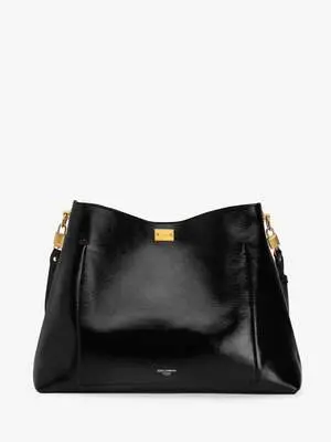 Dolce & Gabbana Vittoria Leather Cross Body Bag - Black