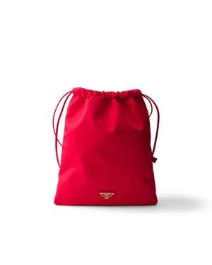 Prada Wish Re-nylon Pouch - Red