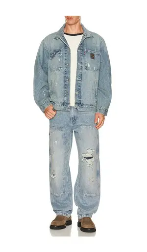 LEVI'S 568 Loose Straight Double Knee Jeans In . Also