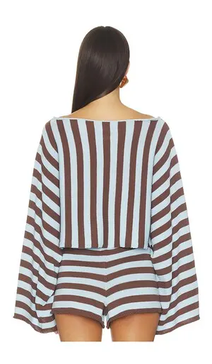 SRG Izabelle Striped Sweater In . Also