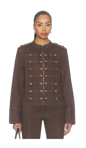 Amanda Uprichard Emma Jacket - Chocolate