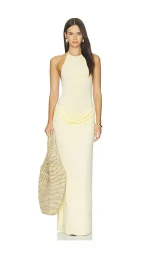 SRG Bernice Maxi Dress In . Also - Yellow