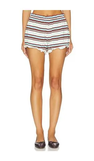 Posse Nadine Ruffle Short In . Also - Multi