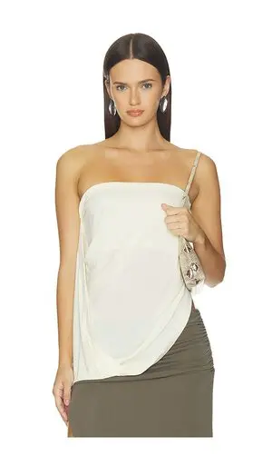 Helmut Lang Twist Tube Top In . Also - White