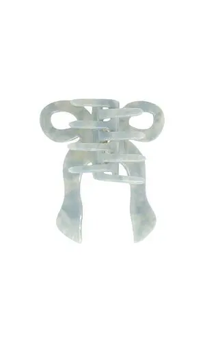 SOLAR ECLIPSE Hand-painted Bride Coquette Claw Hair Clip