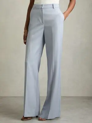 REISS Wide-leg Tailored Trousers