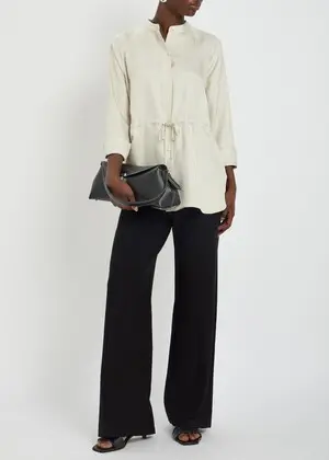 Eileen Fisher Wide-leg Stretch-woven Trousers