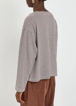 Eileen Fisher Striped Cotton Top