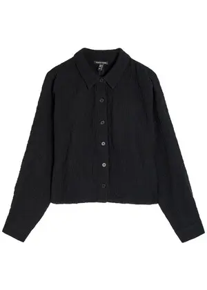 Eileen Fisher Seersucker Jacket