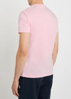 Polo Ralph Lauren Logo-embroidered Cotton T-shirt - Pink