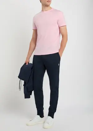 Polo Ralph Lauren Logo-embroidered Cotton T-shirt - Pink