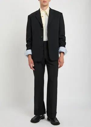 Loewe Layered Wool Blazer
