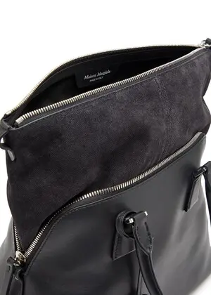 MAISON MARGIELA 5ac Soft Medium Leather Tote Bag