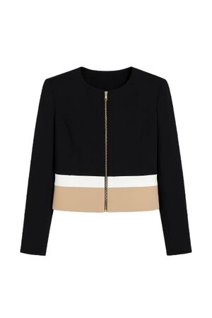 CONQUISTA Panel Detail Jacket
