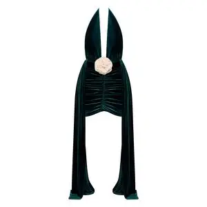 NUR KARAATA The Heiress Mini Dress - Green