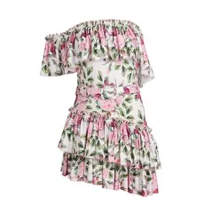 NUR KARAATA Crisantemo Dress