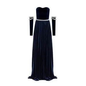 Nur Karaata Belted Evening Dresses