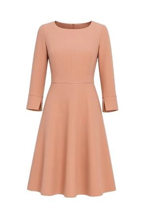 Conquista Round Neck Day Dresses