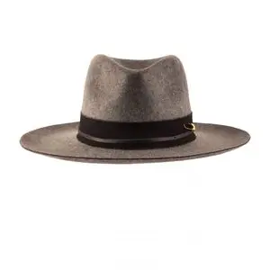 SHADED THE LABEL Kynance Wool Fedora Hat - Grey