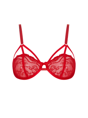 BONBON LINGERIE Penelope Flirt Underwi Bra Scarlet - Red