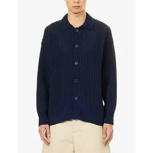 Orlebar Brown Thomas Collared Knitted Cardigan