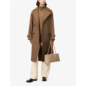 Max Mara Water-repellent Cotton-twill Trench Coat