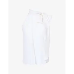 Max Mara Sleeveless Crepe De Chine Silk Top