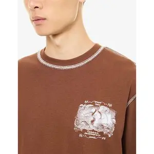 PALMES Mermaid Graphic-print Cotton T-shirt