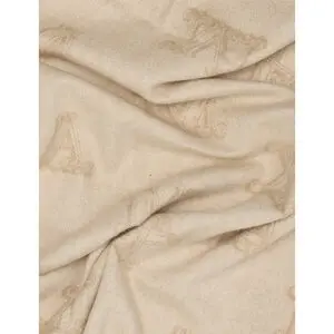 Max Mara Monogram-print Cashmere Stole