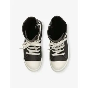 Rick Owens Hi Sneaks Leather Trainers